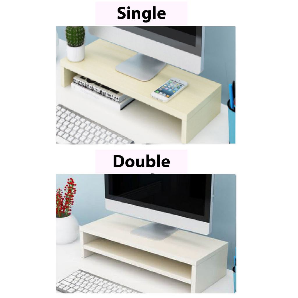 UDC 1/2 Tier Shelf Base Desktop Keyboard Rack Storage Tray Bracket ...