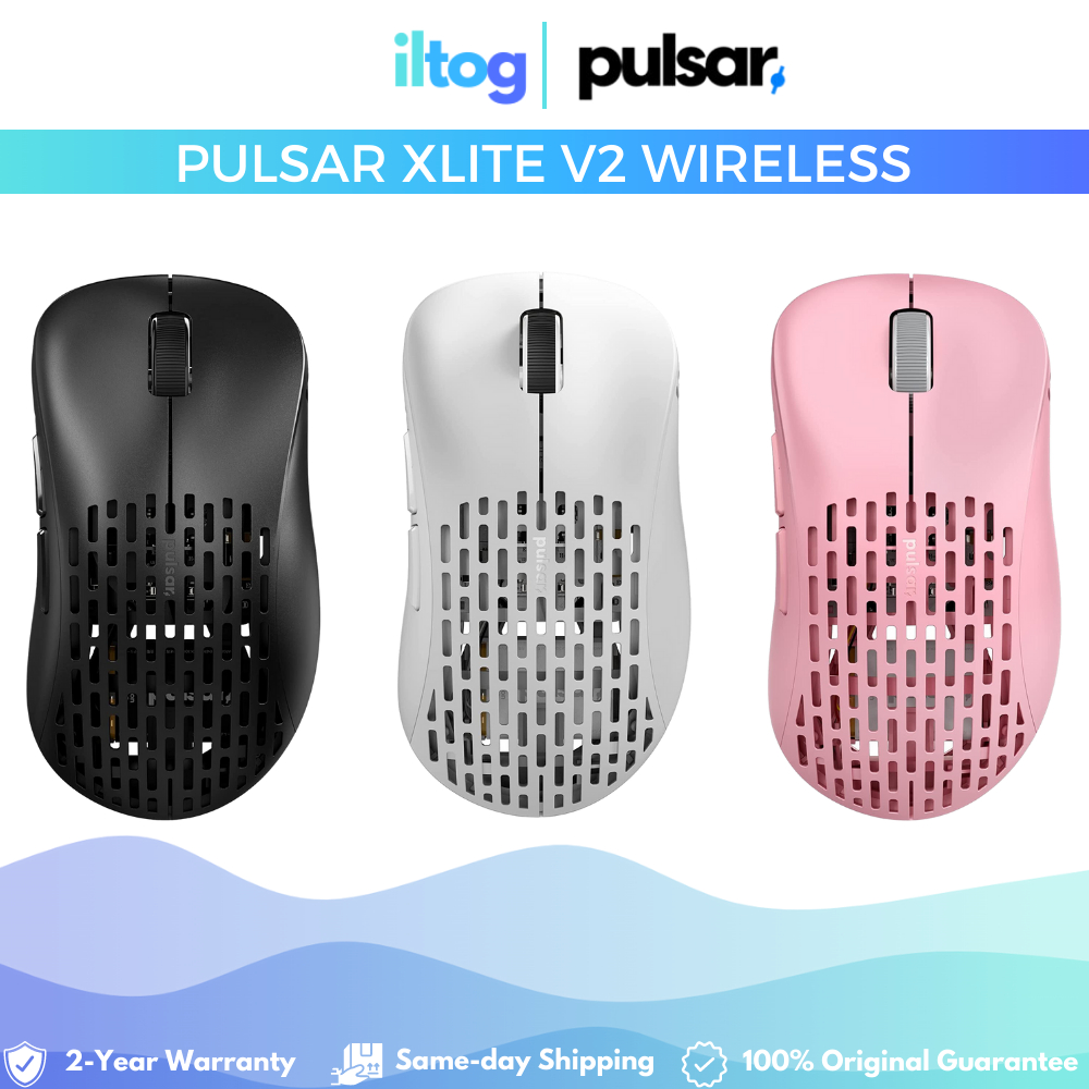 Pulsar XLite V2 Wireless Gaming Mouse - Precise Optical Sensor ...