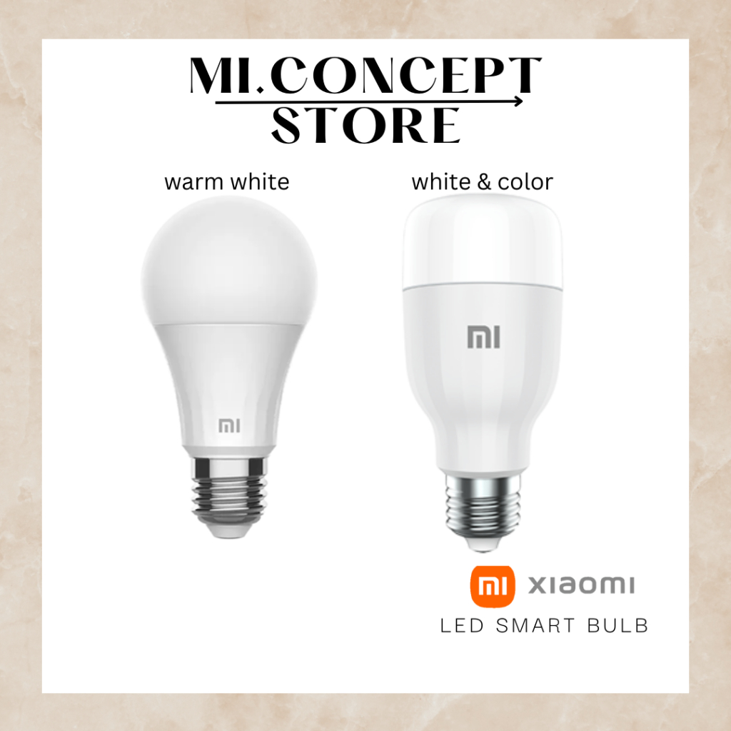 (Global)Mi Smart LED Bulb (Warm White) /LED Smart Bulb Essential (White ...