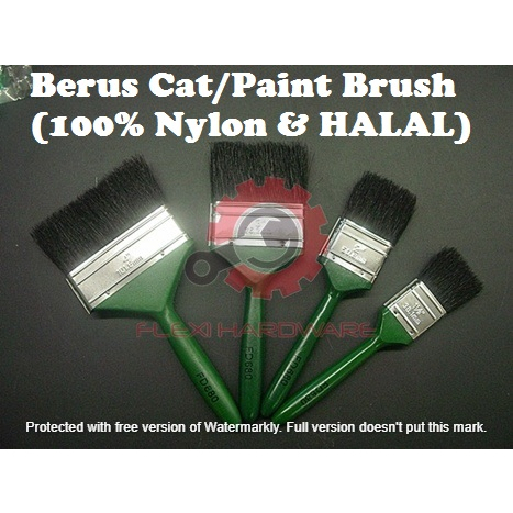 Berus Cat/Paint Brush (100% Nylon & HALAL) | Shopee Malaysia