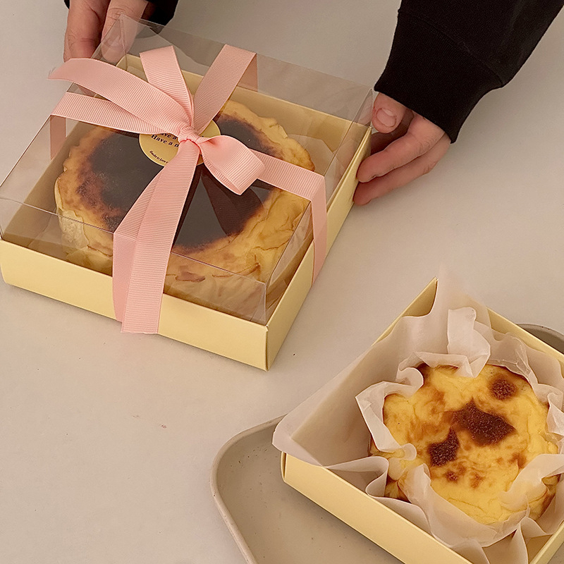 Ins small size cake box cakebox dessert box giftbox hightea set box ...