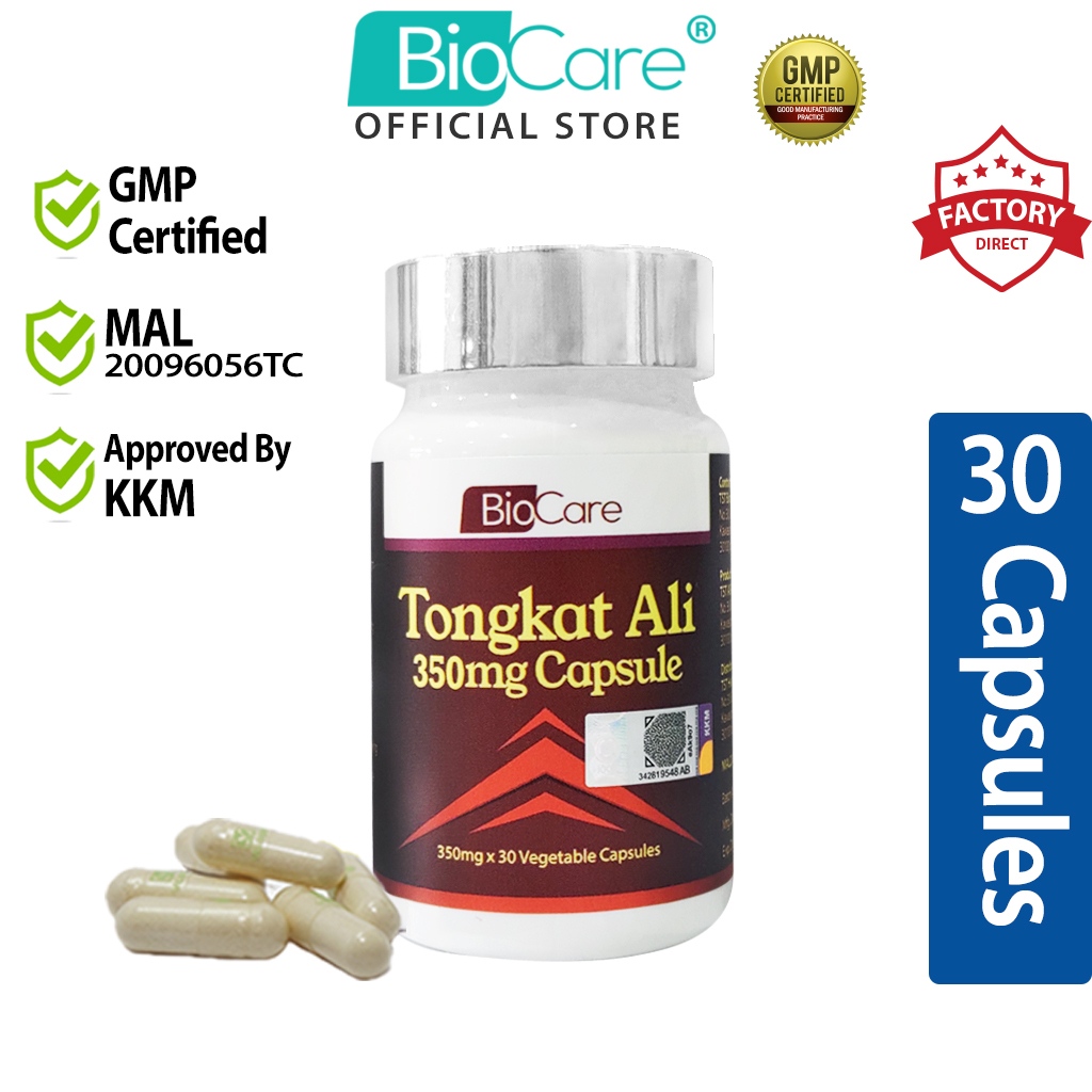 Biocare Tongkat Ali Capsule (30's) | Shopee Malaysia