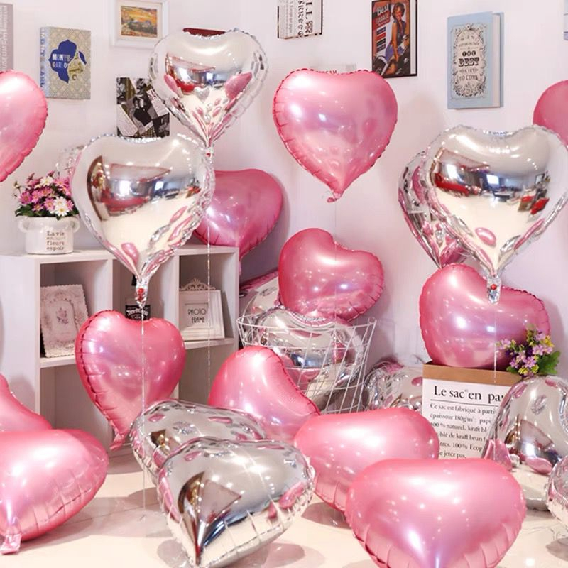 [Ready Stock] 18 inch Birthday Balloon/Love Balloon/Belon Hati/Love ...