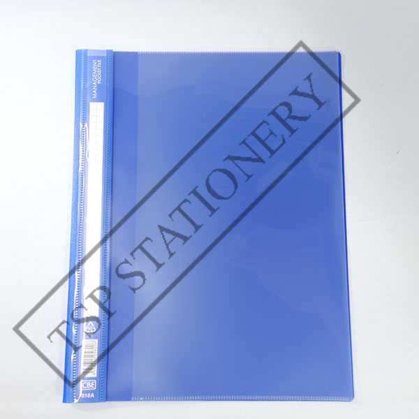 ORIGINAL CBE A4 SZIE MANAGEMENT FILE WITH A FULL POCKET 818A / PVC ...