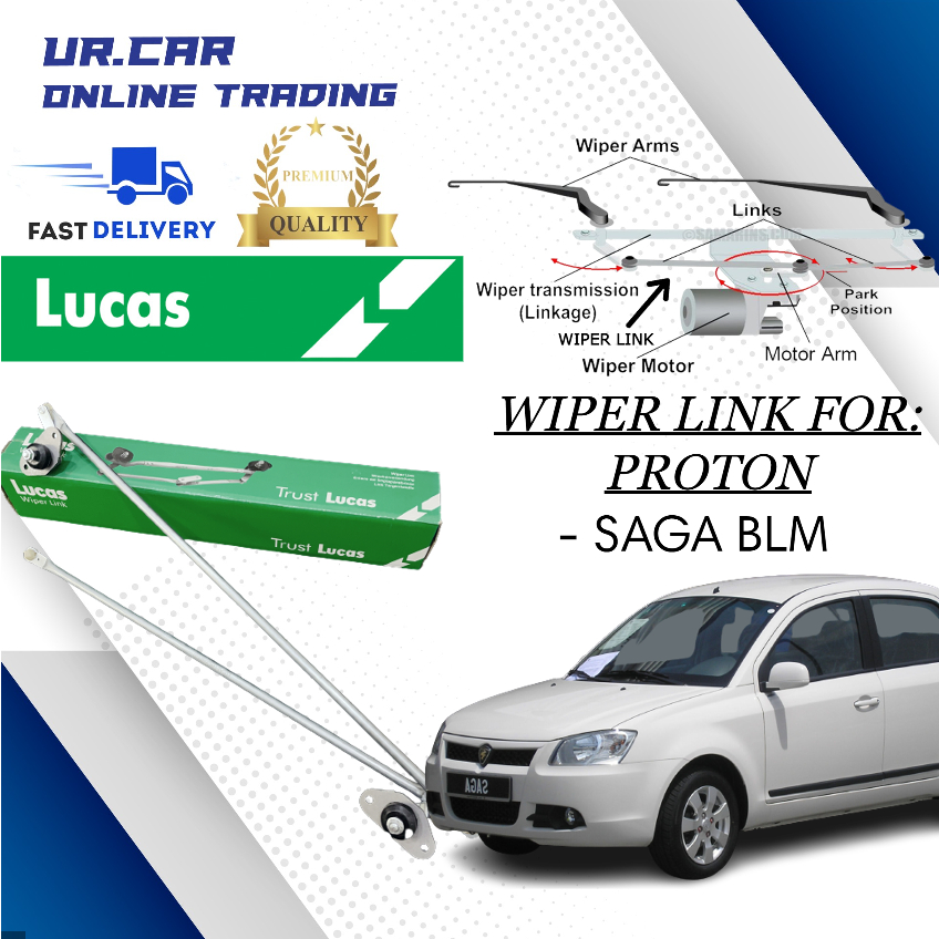 LUCAS WIPER LINK PROTON SAGA BLM 100% ORIGINAL PREMIUM PRODUCT FROM ...