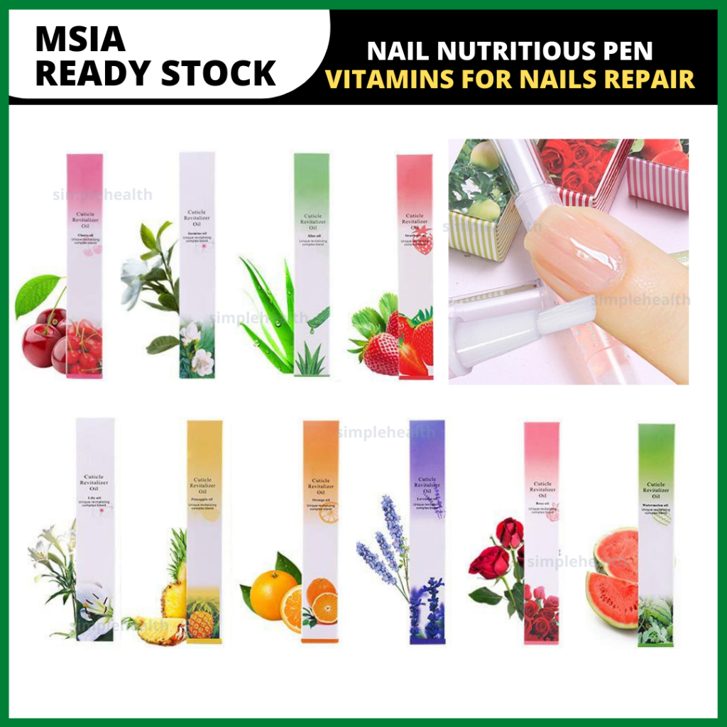 Nail Nutrition Oil Penwangi Vitamin Kuku Pen Nutrient Finger Edge Care ...