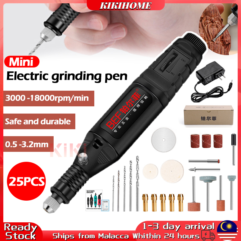 12V DC Grinder Tool Mini Dremel Drill Electric Grinding Set Milling ...
