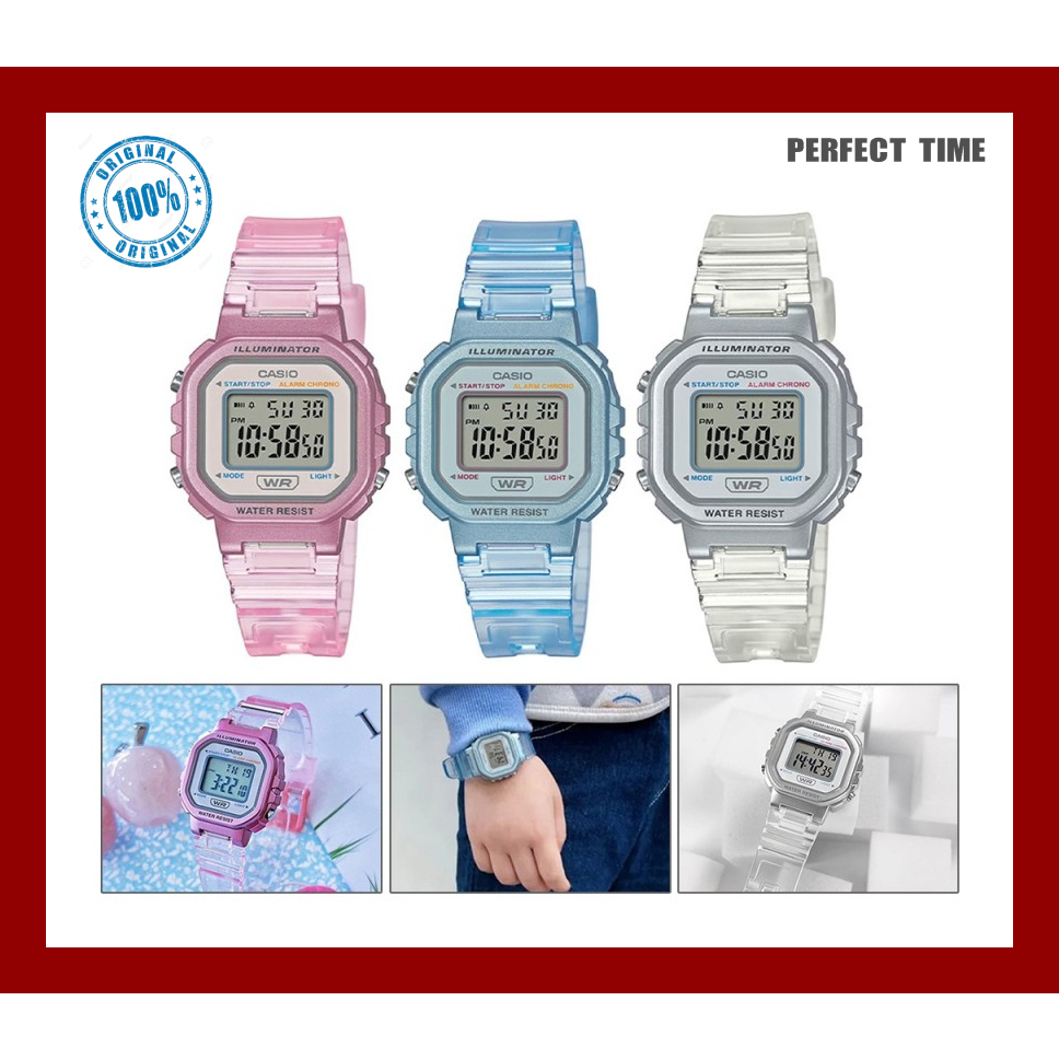Casio digital LA-20WHS Series Unisex & Kids Digital Youth Design Resin Band (100% ORIGINAL ...