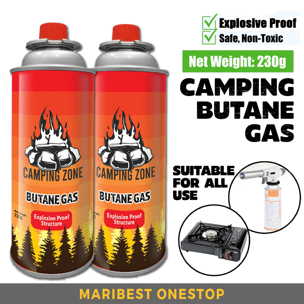 Camping Butane Cartridge Tin Portable Bottle Steamboat Buttane 230g ...