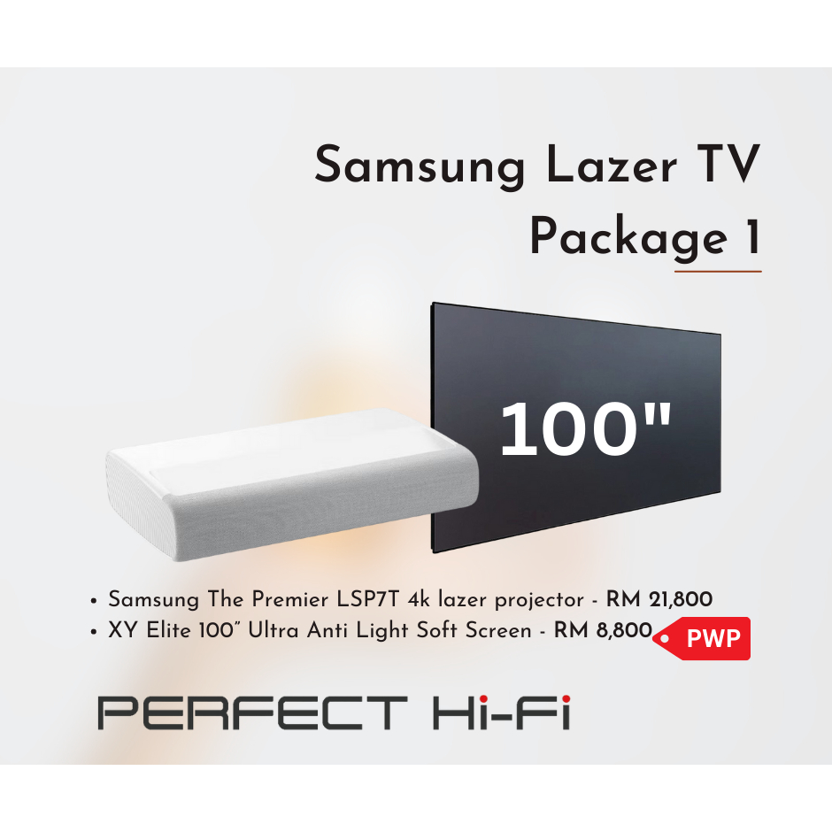 Samsung Laser TV Package 1 (Samsung LSP7T 4k laser projector + XY ...
