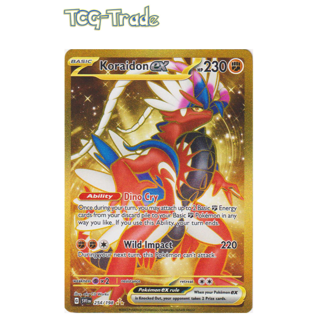 [Pokemon TCG Singles] SV1 Base Set - 254/198 Koraidon ex - Hyper Rare ...