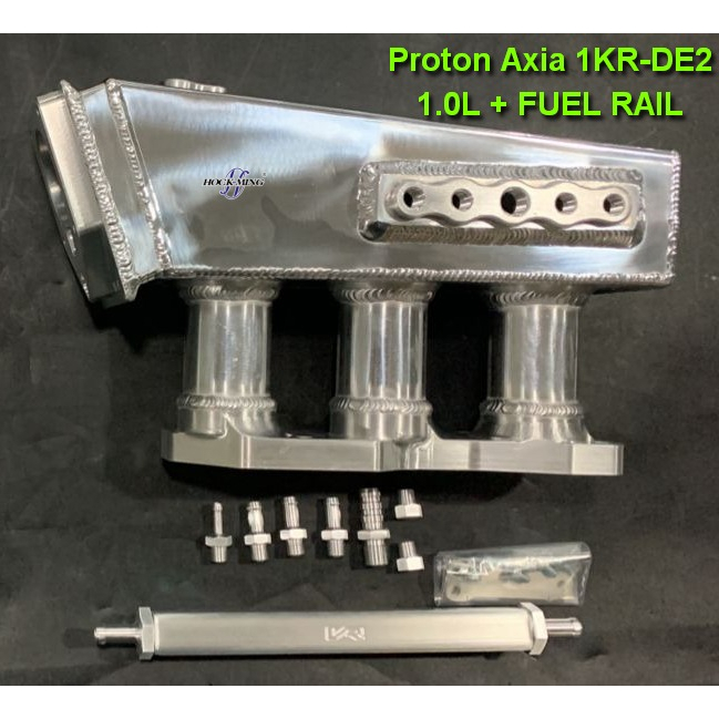 Proton Axia 1KR-DE2 1.0L + FUEL RAIL Square Velocity Aluminium Intake ...
