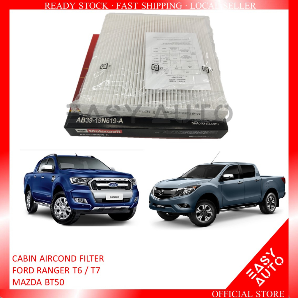[CABIN AIRCOND FILTER] FORD RANGER T6 / T7-AB39-19N619-A MAZDA BT50 ...