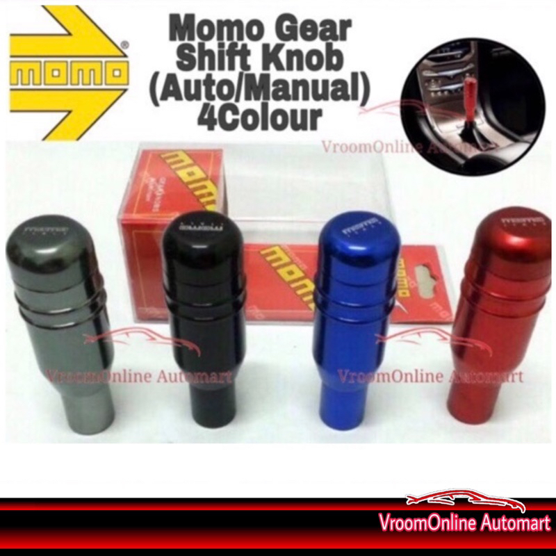 Momo Auto Manual Aluminium Gear Shift Knob ~ Car Universal | Shopee ...