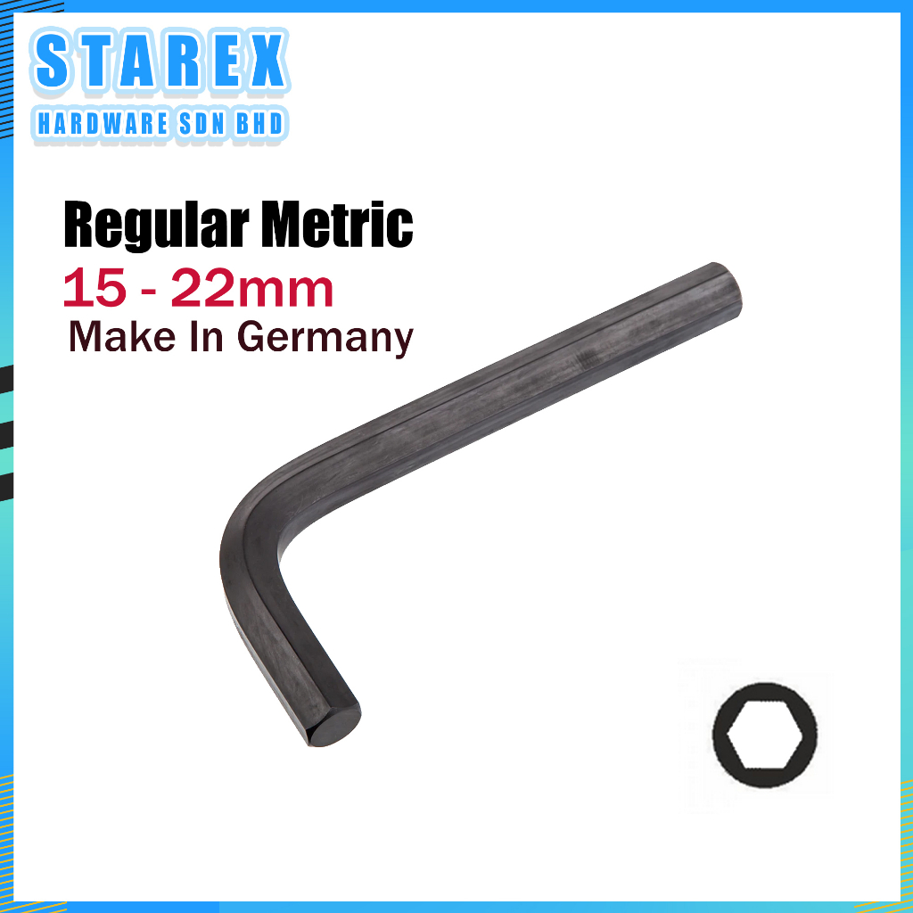 Allen Allan Key Hex Key 15mm ~22mm (Germany) | Shopee Malaysia