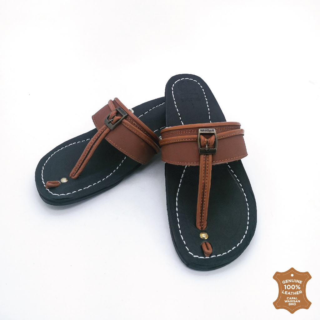 Capal Kulit Warisan Dewasa V2.0 BMO 1980/ Selipar Lelaki & Budak Raya ...