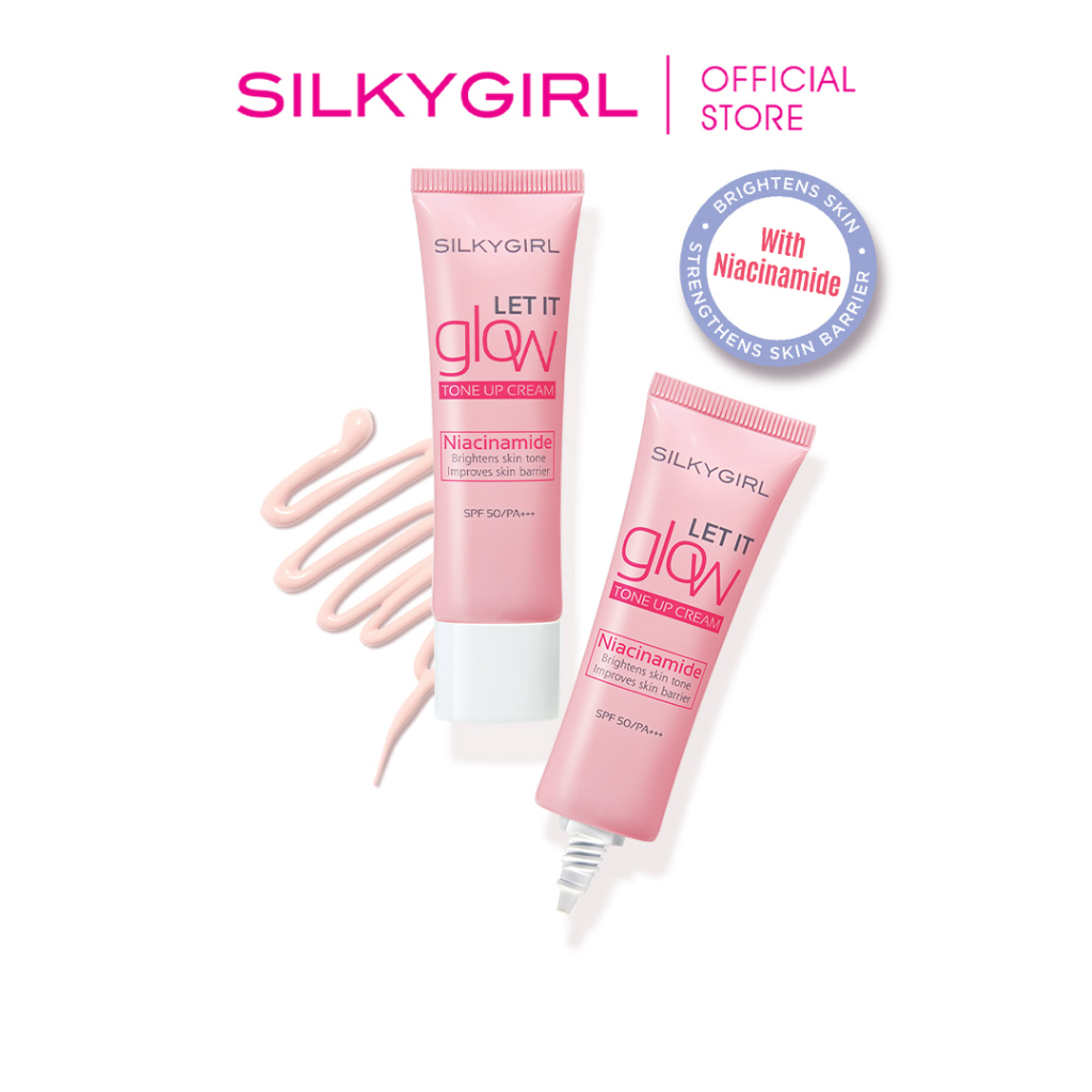 SILKYGIRL Let It Glow Tone Up Cream | Shopee Malaysia