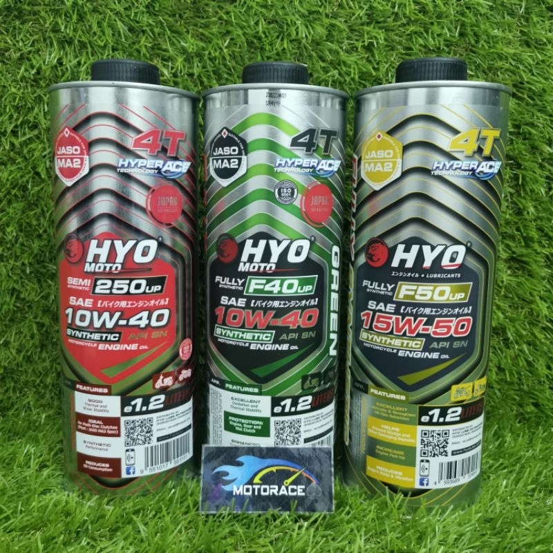 HYO MOTORCYCLE ENGINE OIL MINYAK HITAM 10W40 15W50 | Shopee Malaysia