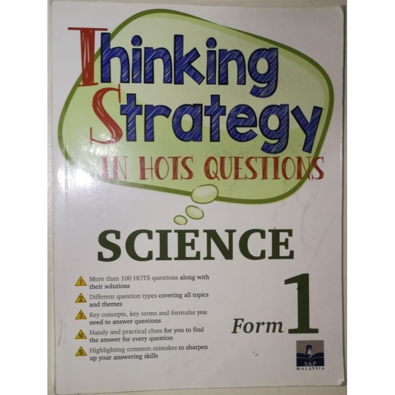Thinking Strategy in HOTS Questions Science Mathematics Form 1 [Second ...