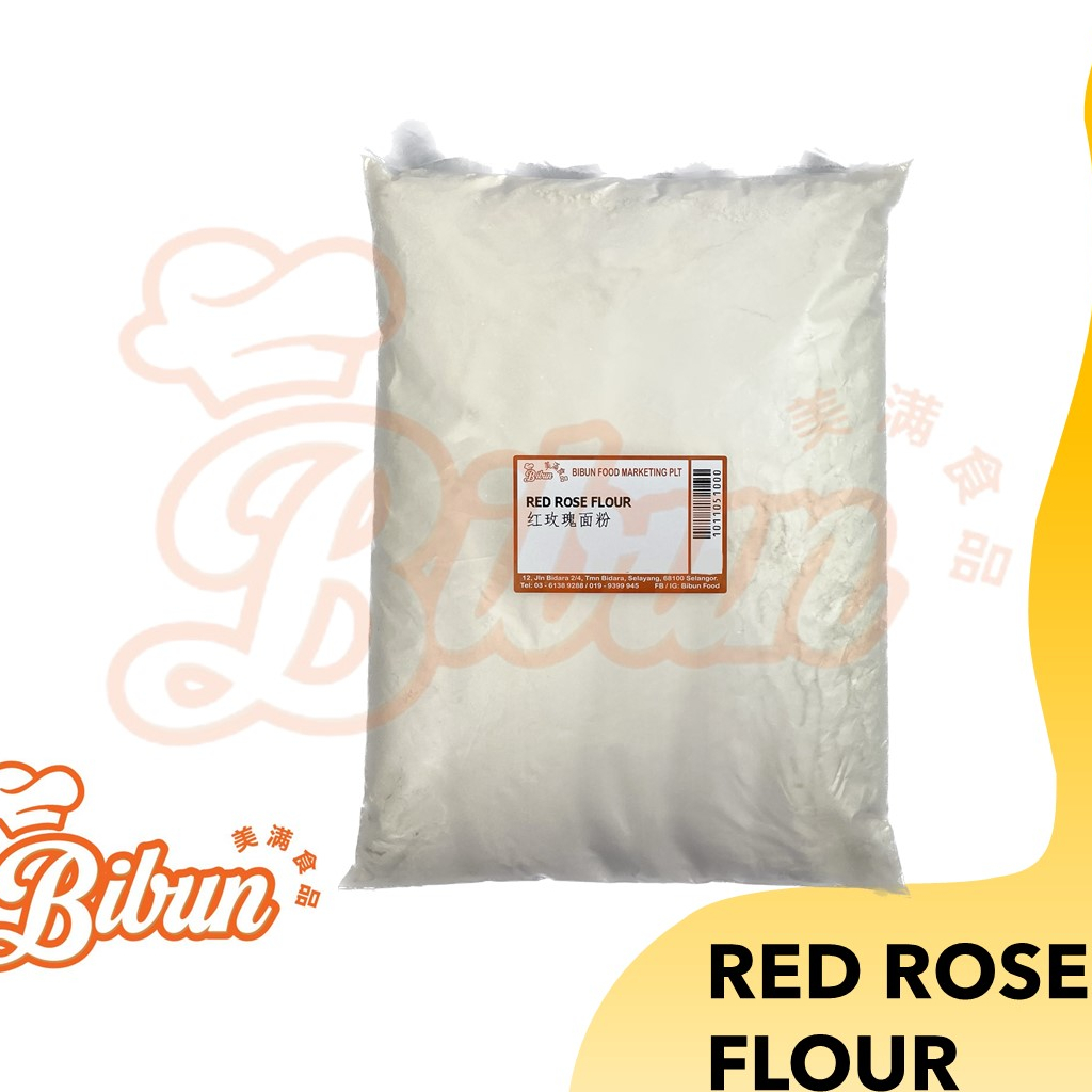 MFM Red Roses Flour / Tepung Biskuit / Cookie Flour / Medium Protein ...