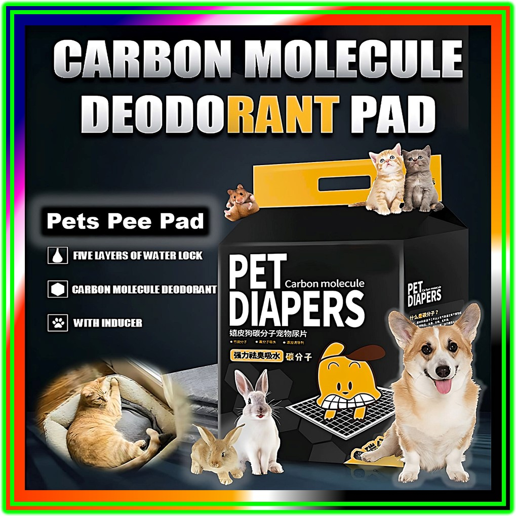 Premium Deodorant Pet Diapers Carbon Molecule Wee Wee Pad (Premium ...