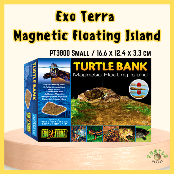 Exo Terra Magnetic Floating Island Turtle Aquarium Tank Turtle Magnetic ...