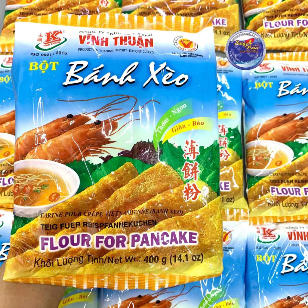 Bot Banh Xeo Vinh Thuan Flour For Pancake 400gr | Shopee Malaysia