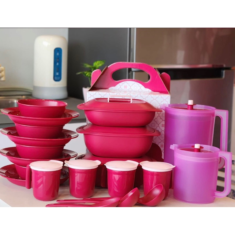 GOURMET SET SERVING TUPPERWARE | Shopee Malaysia