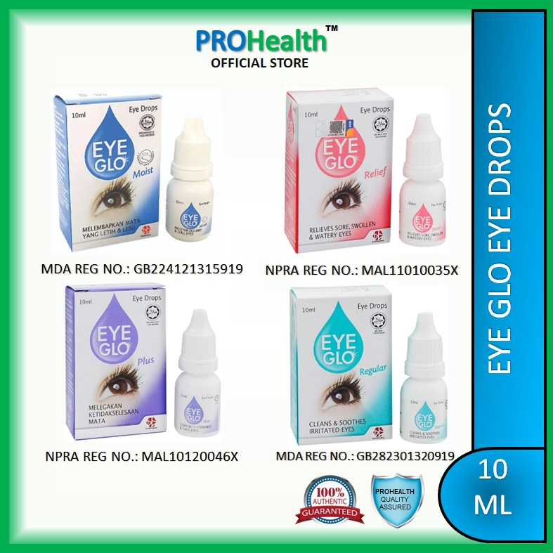 Eye Glo Eye Drops Regular Relief Moist Plus EXPIRY:10/2026 | Shopee ...