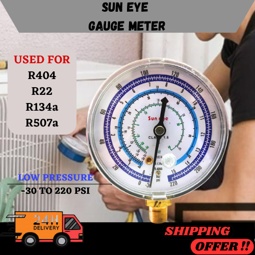 𝗦𝗨𝗡𝗘𝗬𝗘 𝗔𝗜𝗥𝗖𝗢𝗡𝗗 𝗚𝗔𝗨𝗚𝗘 𝗠𝗘𝗧𝗘𝗥 𝗥410𝗮/32, 𝗥22, 𝗥12, 𝗥134𝗔, 𝗥404𝗔 (𝗠𝗚𝗥-𝗛𝗜𝗚𝗛 ...