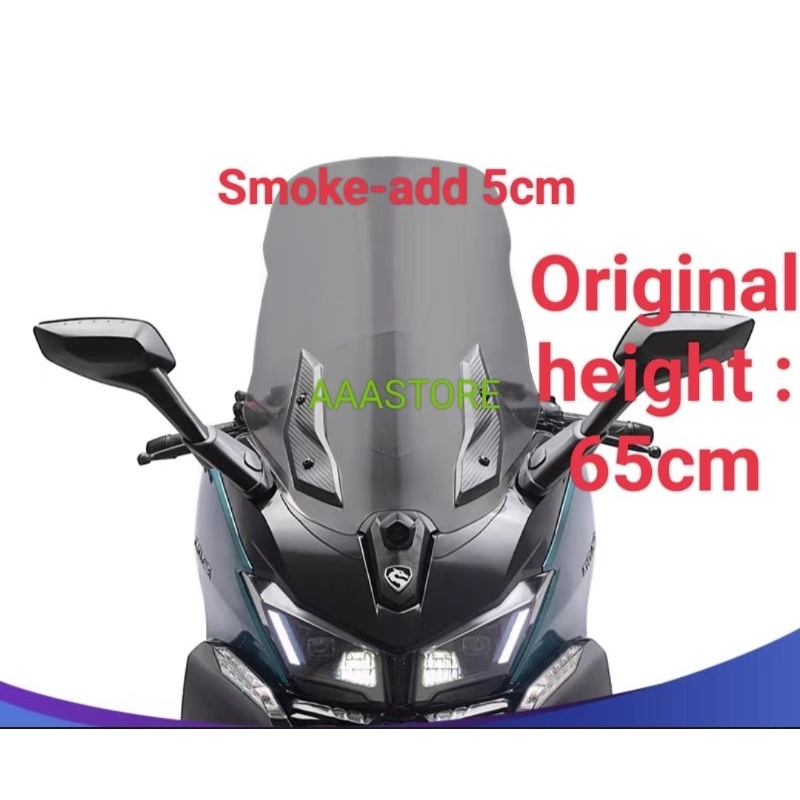 Wmoto RT3 V3(camera version )windshield(add 5/10/15cm higher) | Shopee ...