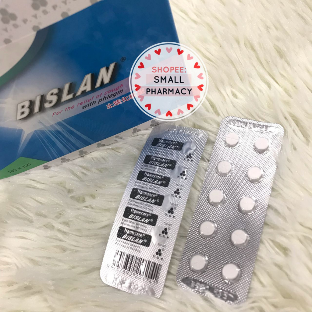 YSP Bislan Tablet Bromhexine Hydrocloride 8mg 10s | Shopee Malaysia