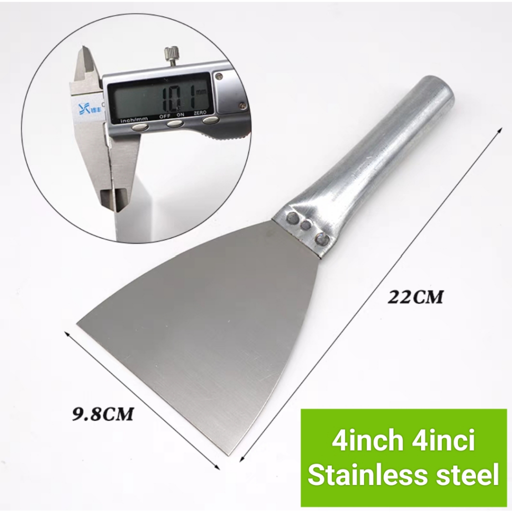 2~3~4~5~6"inch inci Stainless steel Scrapper Iron Handle Scraper ...