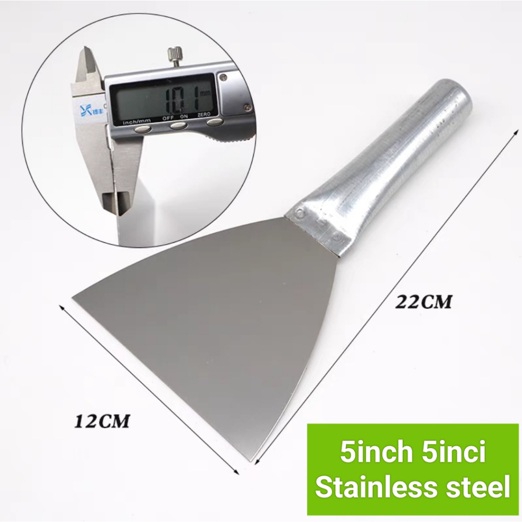 2~3~4~5~6"inch inci Stainless steel Scrapper Iron Handle Scraper ...