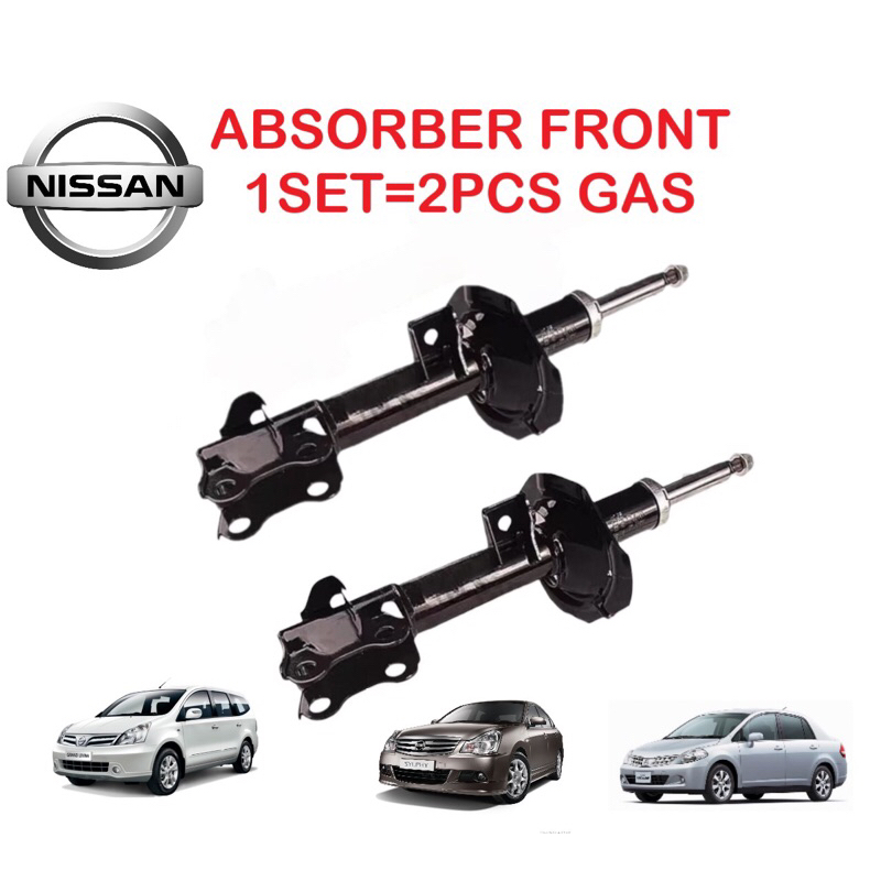 Original NISSAN GRAND LIVINA / LATIO SYLPHY ABSORBER FRONT 1SET=2PCS ...