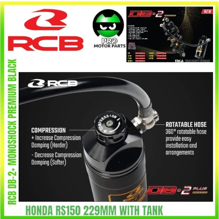 RCB 100% ORIGINAL HONDA RS150 REAR ABSORBER RS150 SONIC 150 MONOSHOCK ...