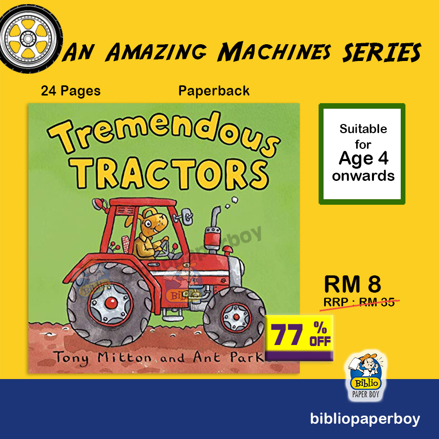 Tremendous Tractors (under Amazing Machines Series) | Shopee Malaysia
