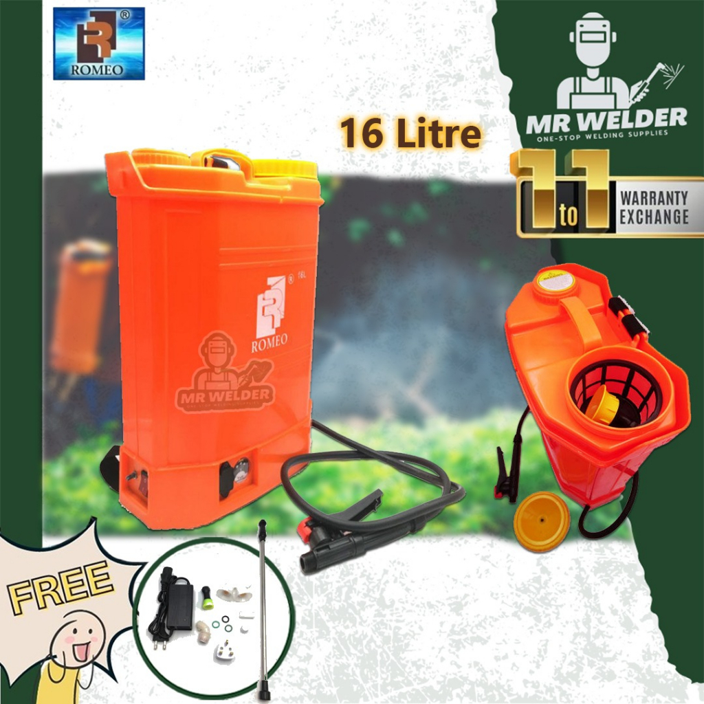 16L Knapsack Battery Sprayer Pump | Pam Racun Bateri Tong Racun Bateri ...