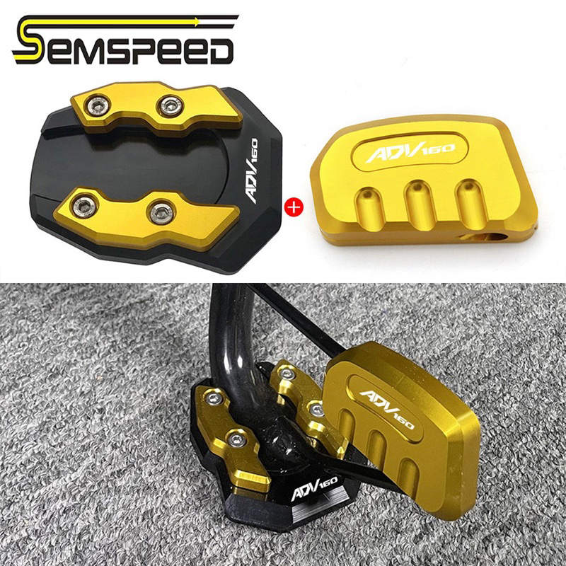 【SEMSPEED】For Honda ADV160 ADV150 Motorcycle Sidestand Extension Pad ...