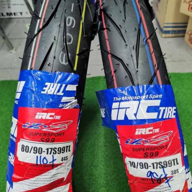 🔥tayar tubeless 80/90-17TL & 70/90-17TL Tyre Tubeless Tayar IRC IZ-S99 ...