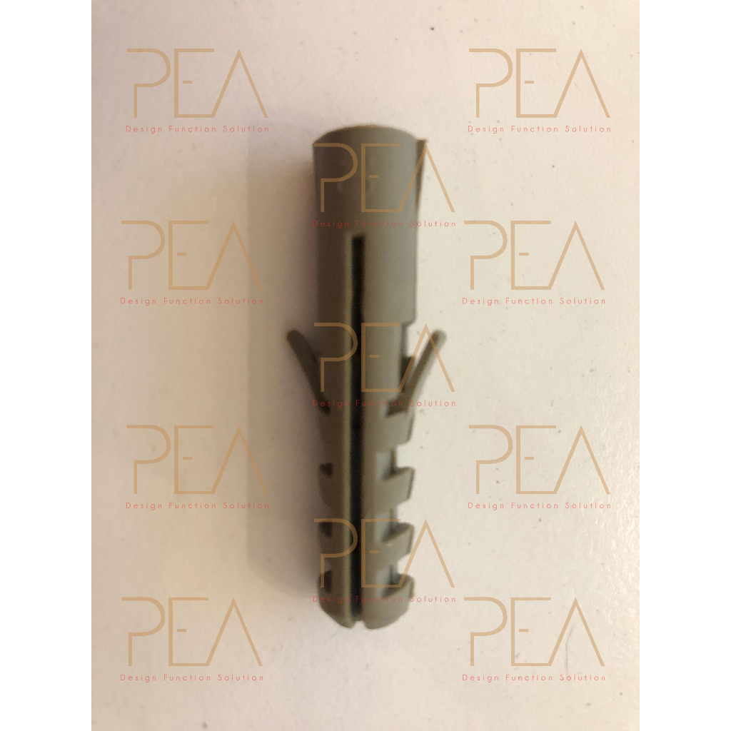 (100pcs) M10 Wall Plastic Anchor Bolts Expansion Pipe for Tapping Screw ...