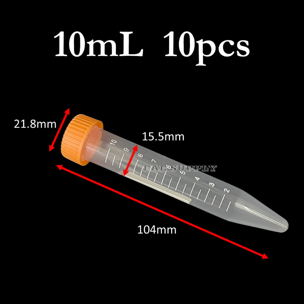 Centrifuge tube falcon 50ml 15ml 10ml 10pcs disposable test tube Blue ...
