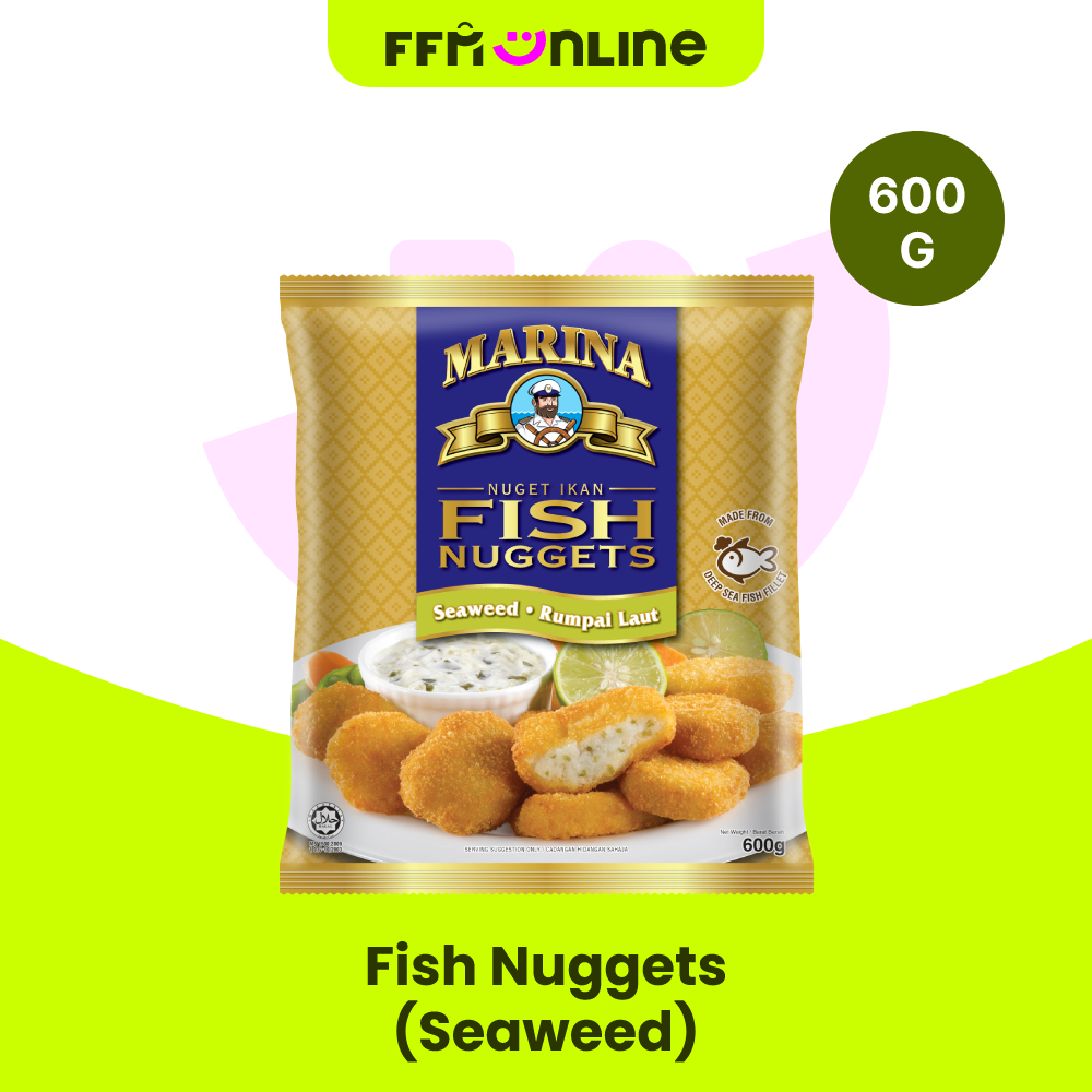[Klang Valley Only] Marina Fish Nuggets Seaweed (600g) | Shopee Malaysia