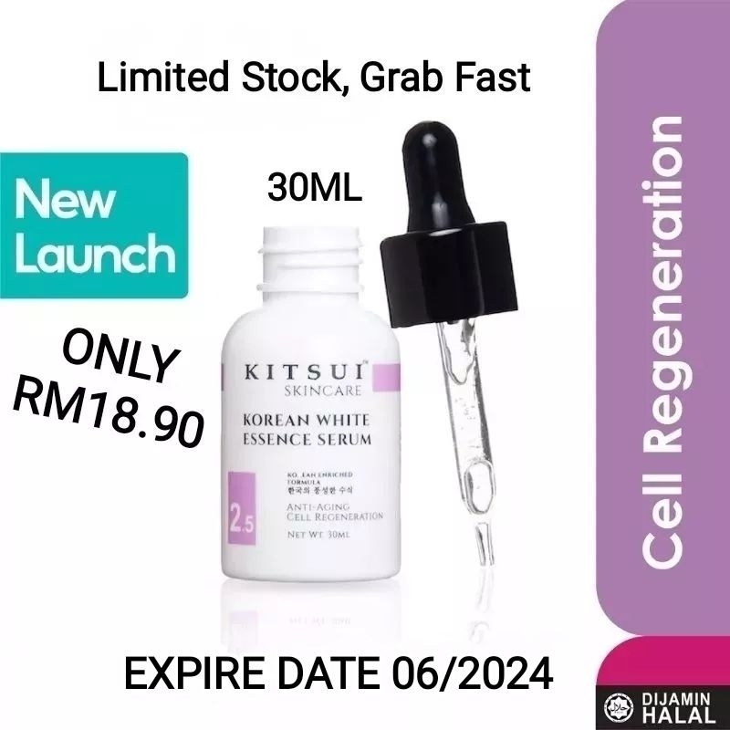 KITSUI Korean White Essence Serum 30ml | Shopee Malaysia