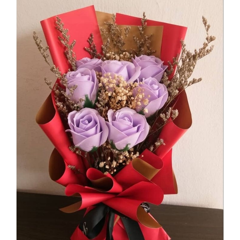 Rose Soap Flower Bouquet for Mother's Day Birthday Present for Girls ...