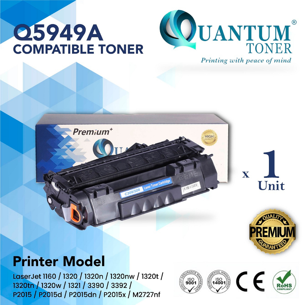HP 49A Q5949A 53A Q7553A Compatible Toner LaserJet P2015 P2015d P2015dn ...