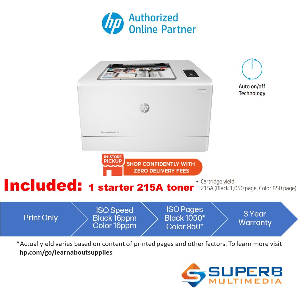 HP Color LaserJet Pro M155a Printer | Shopee Malaysia