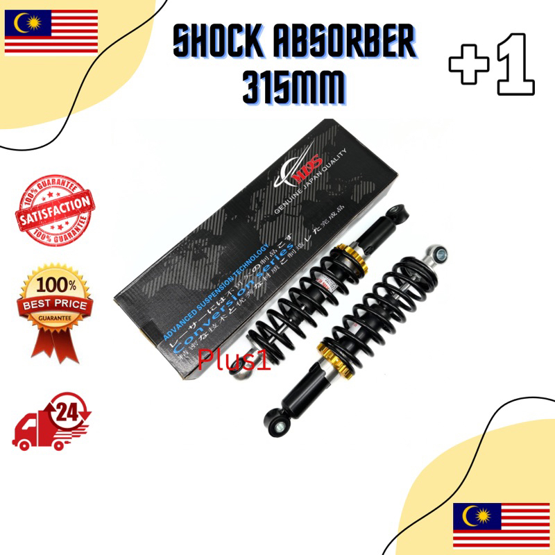 REAR ABSORBER SHOCK ABSORBER BELAKANG JAPAN TECHNOLOGY 315MM KRISS ...
