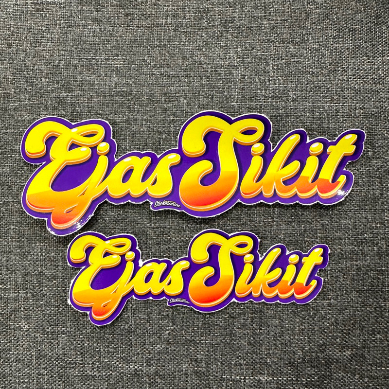 Ejas Sikit sticker Stickmaniac | Shopee Malaysia