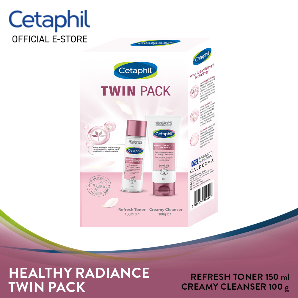 Cetaphil Bright Healthy Radiance Cleanser + Toner Pack | Shopee Malaysia